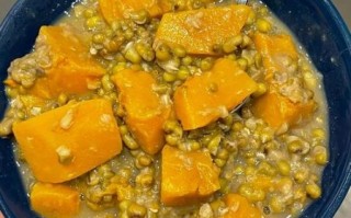 南瓜绿豆汤怎么煮_南瓜绿豆汤做法