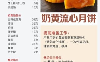 金沙奶黄月饼怎么做_金沙奶黄月饼配方