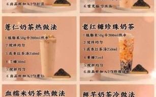 珍珠奶茶需要什么材料_自制珍珠奶茶配方