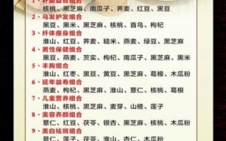 现磨五谷杂粮养生配方表_哪些搭配最养脾胃