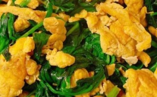菠菜炒鸡蛋怎么做_菠菜炒鸡蛋家常做法