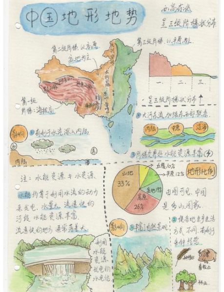 八年级上册地理重点知识_中国地形与气候分布图怎么记-第1张图片-山城妙识