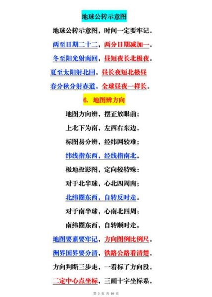 初中地理课本重点知识有哪些_如何高效记忆-第1张图片-山城妙识