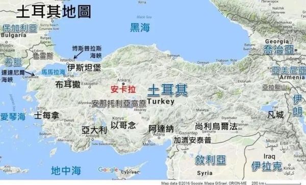 土耳其地理位置图怎么看_土耳其地图详解-第2张图片-山城妙识