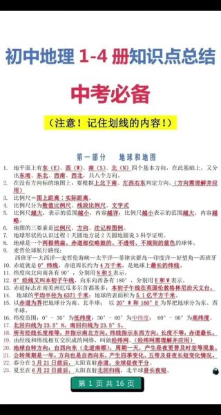 初中地理怎么学_七年级地理知识点有哪些-第1张图片-山城妙识 初中地理怎么学_七年级地理知识点有哪些-第1张图片-山城妙识