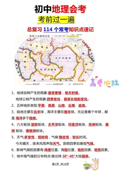 地理结业考怎么复习_地理结业考重点知识-第1张图片-山城妙识
