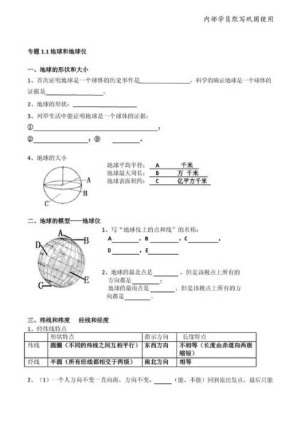 七年级地理上册填空题怎么复习_七年级地理上册填空题高频考点-第2张图片-山城妙识