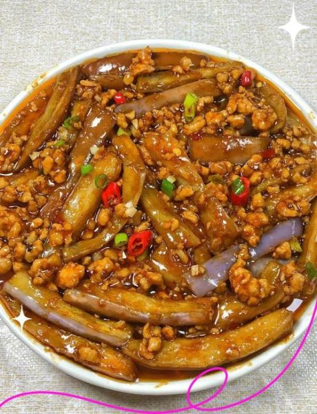 茄子炒肉末怎么做_茄子炒肉末家常做法-第1张图片-山城妙识