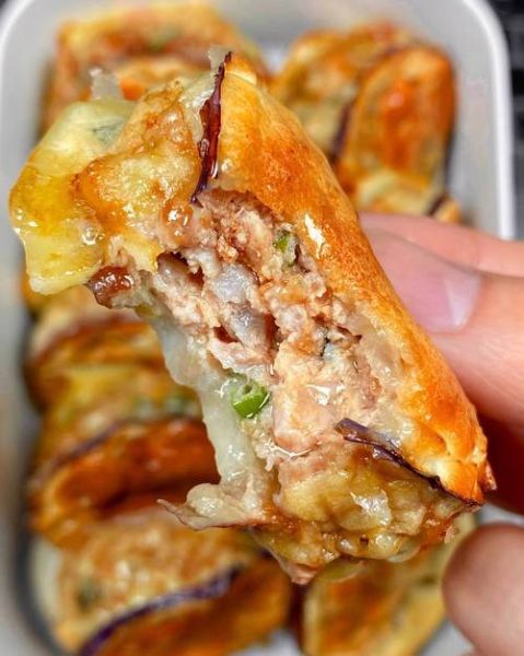 茄盒怎么做_炸茄盒酥脆不回软-第2张图片-山城妙识