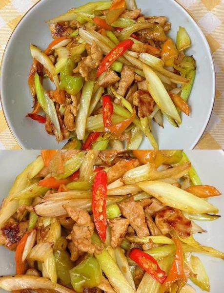 西芹炒肉怎么炒才嫩_西芹炒肉的家常做法-第2张图片-山城妙识