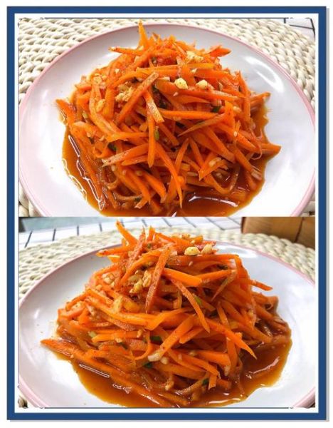 凉拌胡萝卜丝怎么做_胡萝卜丝要不要焯水-第1张图片-山城妙识 凉拌胡萝卜丝怎么做_胡萝卜丝要不要焯水-第1张图片-山城妙识