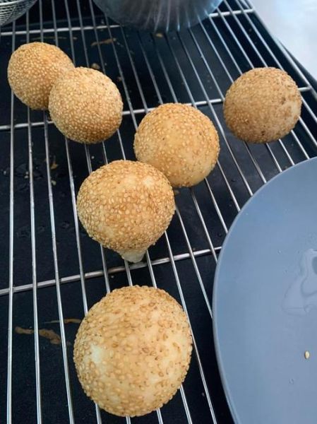 正宗糯米麻团的做法_怎么炸空心不裂-第3张图片-山城妙识