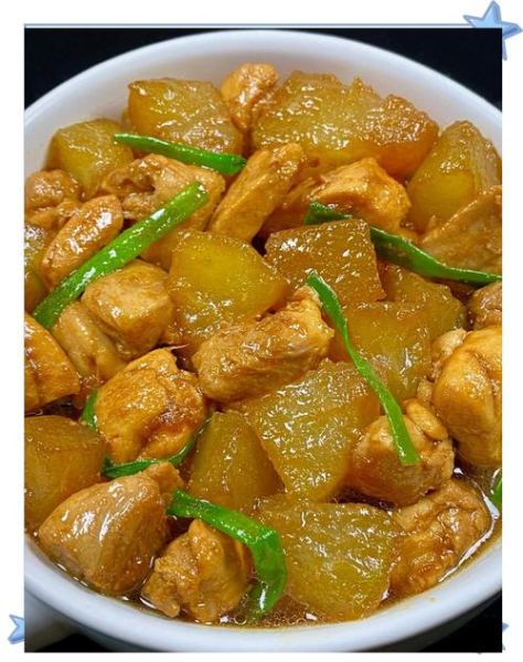 冬瓜烧鸡怎么做_冬瓜烧鸡最正宗的做法-第1张图片-山城妙识