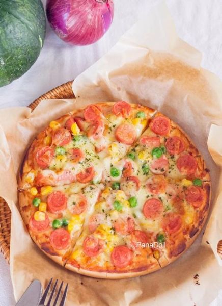 芝士披萨怎么做_家庭烤箱简易版-第2张图片-山城妙识