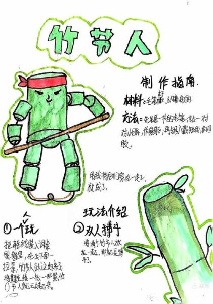 竹节人怎么做_竹节人制作步骤详解-第2张图片-山城妙识