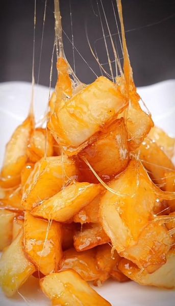 拔丝土豆怎么做_拔丝土豆糖浆比例是多少-第1张图片-山城妙识