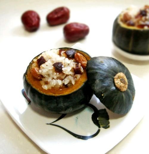 南瓜糯米盅的做法_南瓜糯米盅蒸多久才熟-第1张图片-山城妙识 南瓜糯米盅的做法_南瓜糯米盅蒸多久才熟-第1张图片-山城妙识