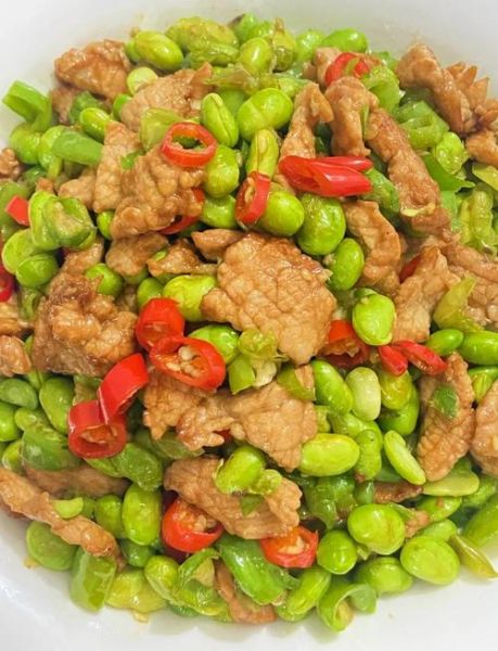 毛豆炒肉丝怎么炒才入味_毛豆炒肉丝家常做法-第3张图片-山城妙识