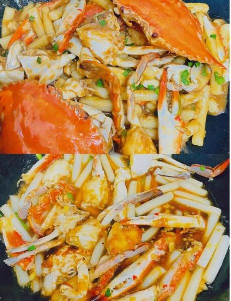 梭子蟹炒年糕怎么做_梭子蟹炒年糕年糕先煮吗-第1张图片-山城妙识 梭子蟹炒年糕怎么做_梭子蟹炒年糕年糕先煮吗-第1张图片-山城妙识