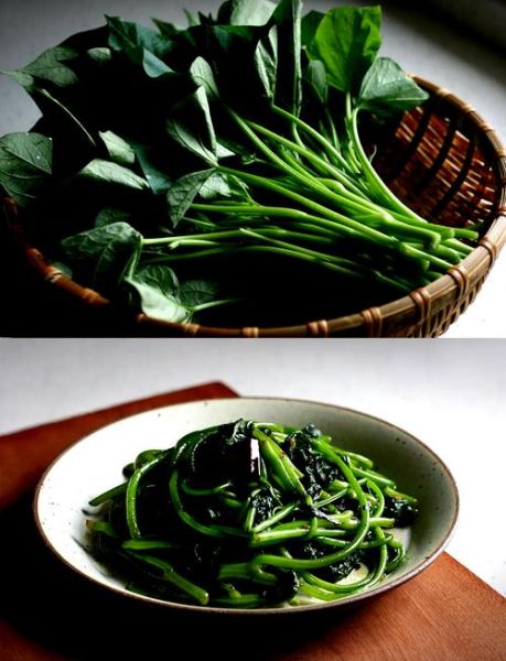 炒红薯叶怎么炒才好吃_红薯叶需要焯水吗-第1张图片-山城妙识