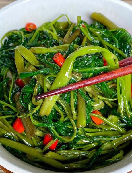 空心菜怎么炒才好吃_空心菜要不要焯水-第1张图片-山城妙识