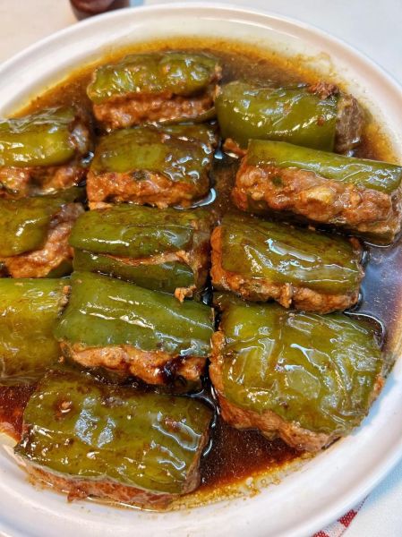 尖椒酿肉怎么做_尖椒酿肉的家常做法-第3张图片-山城妙识