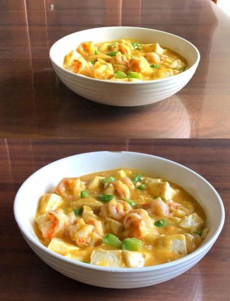 豆腐虾仁怎么做好吃_家常豆腐虾仁做法-第1张图片-山城妙识