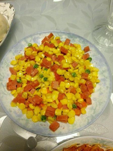 玉米粒炒火腿肠怎么做_玉米粒炒火腿肠家常做法-第2张图片-山城妙识