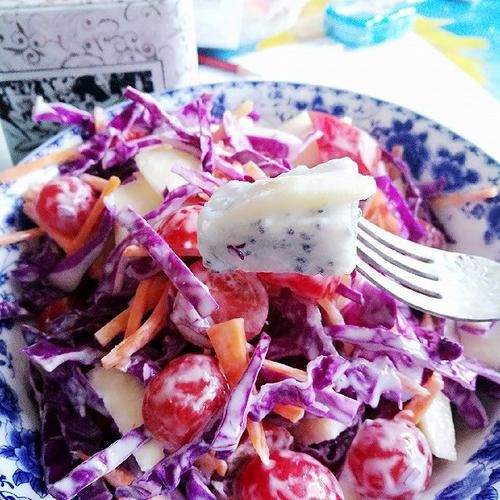 紫甘蓝沙拉怎么做_紫甘蓝沙拉热量高吗-第3张图片-山城妙识