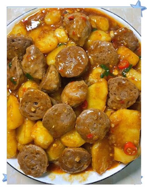 牛肉丸子烩菜怎么做_家常做法窍门-第1张图片-山城妙识