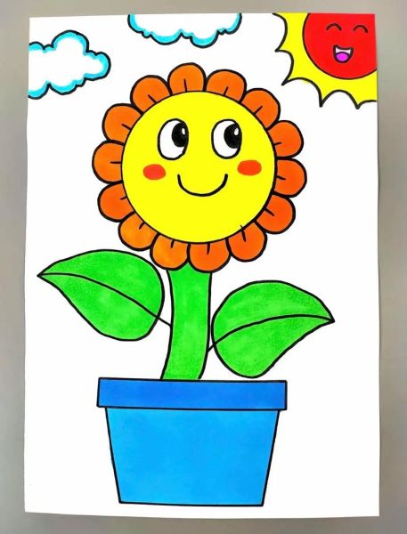 儿童简笔画大全图片简单又好看_如何快速学会-第2张图片-山城妙识