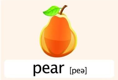 pear怎么拼写_pear的正确发音-第1张图片-山城妙识