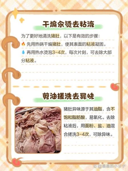 猪肚子怎么洗才干净_猪肚子清洗方法-第2张图片-山城妙识