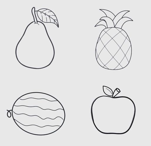 简笔画蔬菜水果有哪些_如何教孩子画100种-第3张图片-山城妙识