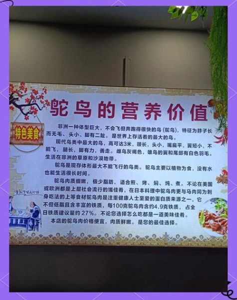 鸵鸟肉能吃吗_鸵鸟肉营养价值高吗-第1张图片-山城妙识 鸵鸟肉能吃吗_鸵鸟肉营养价值高吗-第1张图片-山城妙识