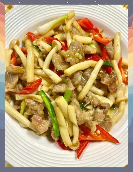 鲜蘑肉片怎么炒好吃_鲜蘑肉片的做法大全-第1张图片-山城妙识
