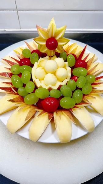 苹果水果拼盘怎么摆好看_苹果拼盘简单做法-第2张图片-山城妙识 苹果水果拼盘怎么摆好看_苹果拼盘简单做法-第2张图片-山城妙识