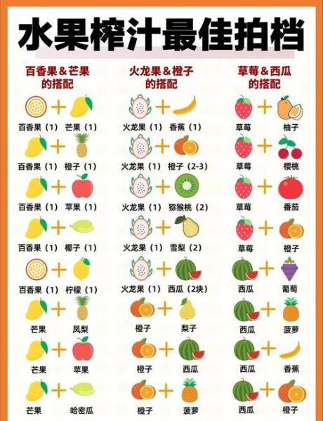 榨水果汁食谱大全_怎么搭配好喝又营养-第2张图片-山城妙识