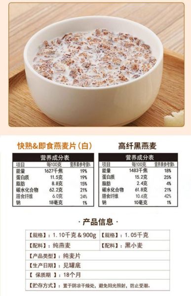 黑燕麦片好还是白燕麦片好_哪个更适合减肥-第1张图片-山城妙识