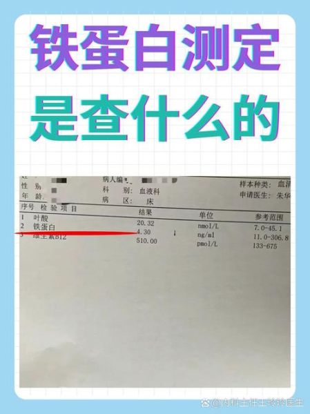铁蛋白正常值范围_铁蛋白偏高偏低怎么办-第1张图片-山城妙识