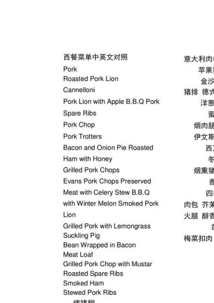 西餐上菜顺序英文_西餐菜单顺序英文怎么说-第1张图片-山城妙识 西餐上菜顺序英文_西餐菜单顺序英文怎么说-第1张图片-山城妙识