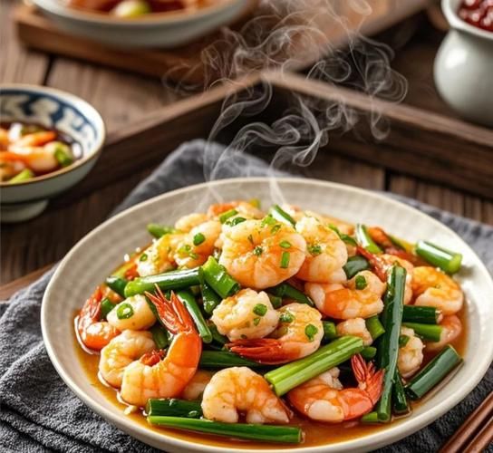 葱炒河虾怎么做_葱炒河虾的家常做法-第1张图片-山城妙识