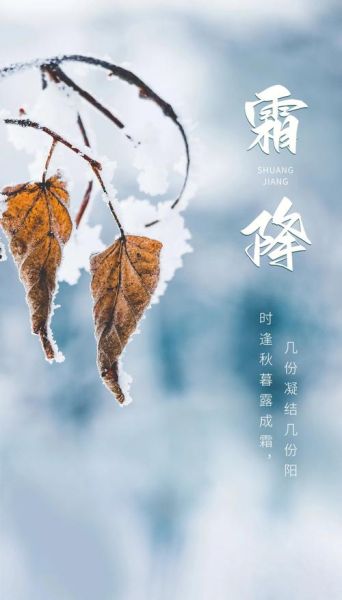 霜降文案怎么写_霜降节气借势文案技巧-第1张图片-山城妙识