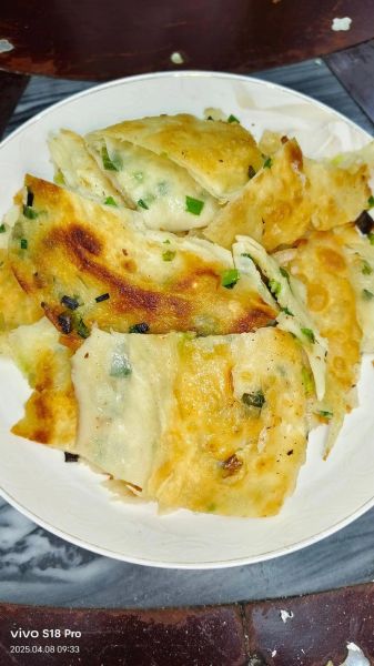 香酥葱油饼怎么做才层层酥脆_家庭烤箱能否复刻街头味道-第3张图片-山城妙识