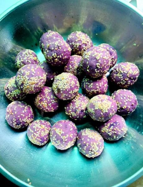 香芋紫薯球怎么做_香芋紫薯球热量高吗-第1张图片-山城妙识 香芋紫薯球怎么做_香芋紫薯球热量高吗-第1张图片-山城妙识