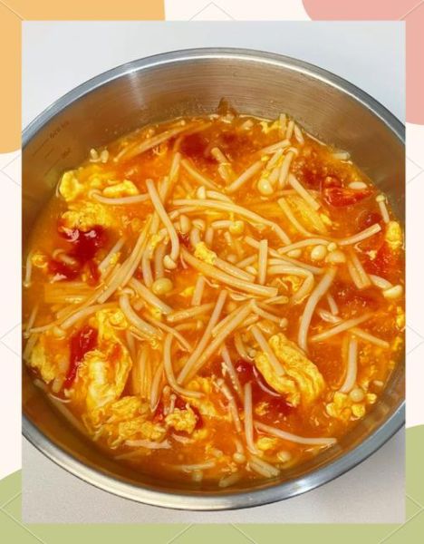 西红柿金针菇蛋汤的做法_西红柿金针菇蛋汤的营养价值-第3张图片-山城妙识