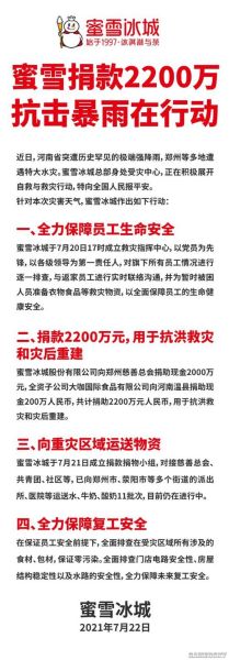 蜜雪冰城捐款多少_蜜雪冰城捐款去向-第2张图片-山城妙识 蜜雪冰城捐款多少_蜜雪冰城捐款去向-第2张图片-山城妙识