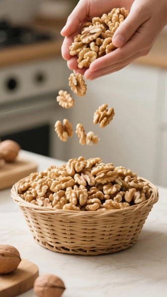 核桃仁怎么炒熟磨粉_核桃仁磨粉前要不要去皮-第2张图片-山城妙识