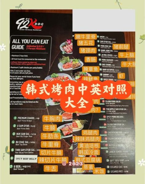 韩式烤肉菜单有哪些_怎么点最划算-第1张图片-山城妙识