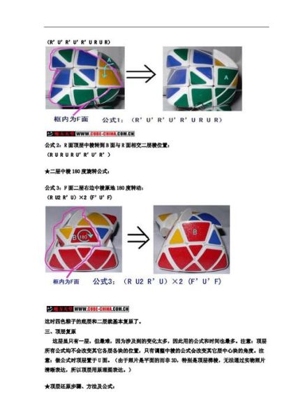 粽子魔方公式图解_粽子魔方怎么还原-第2张图片-山城妙识